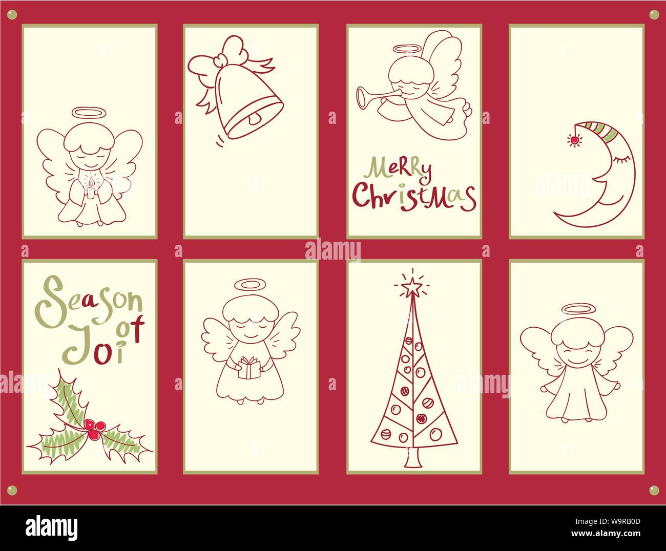 Tree guardian angel Stock Vector Images - Alamy