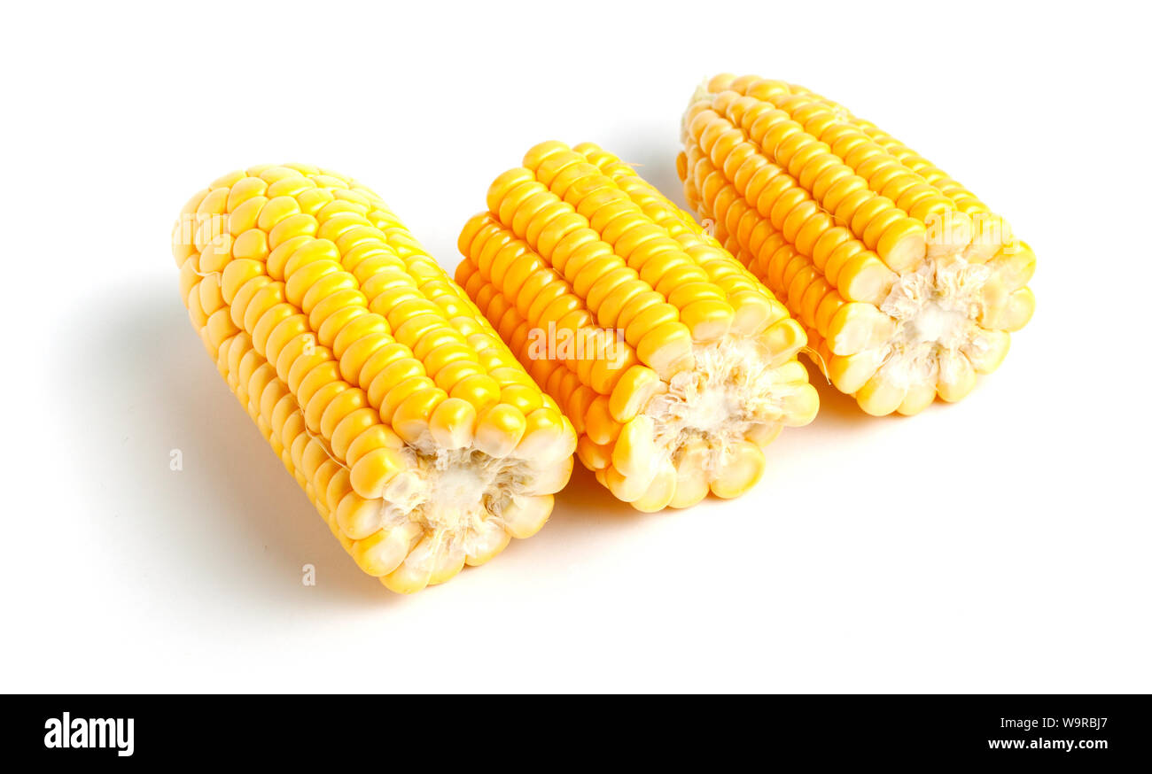 Corn isolated on white background Stock Photo - Alamy