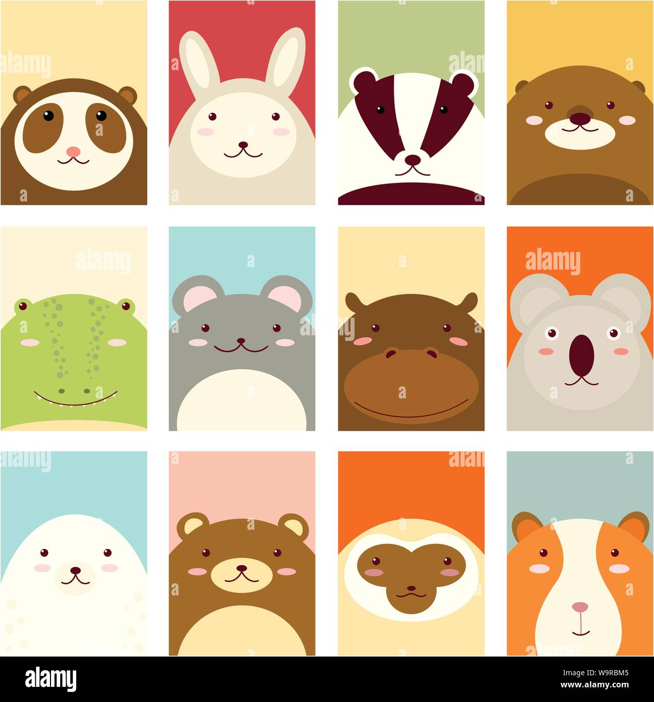 Banners, backgrounds, flyers, placards in hand drawn style with cute ...