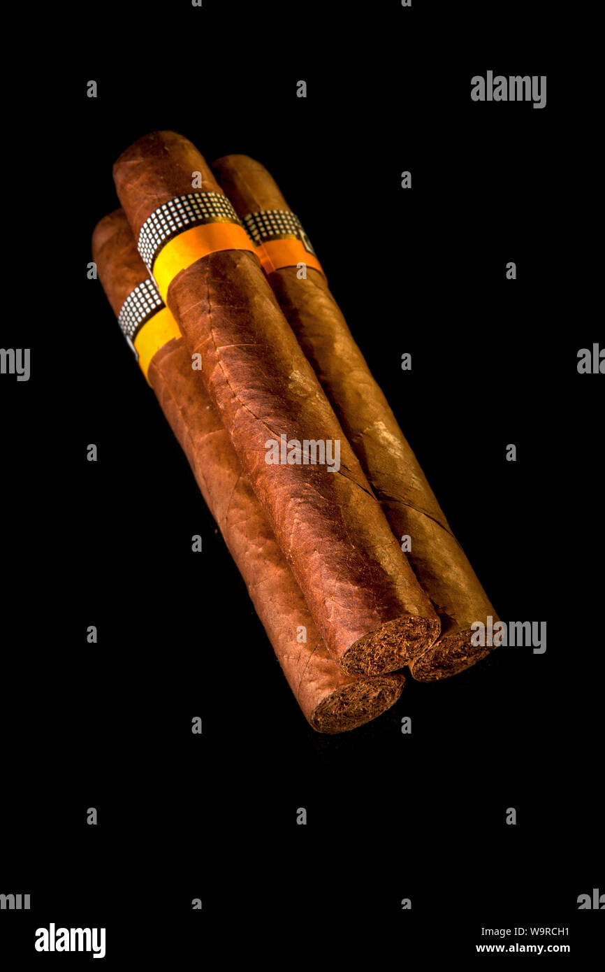 Rolled cigars from a tobacco Stock Photo - Alamy