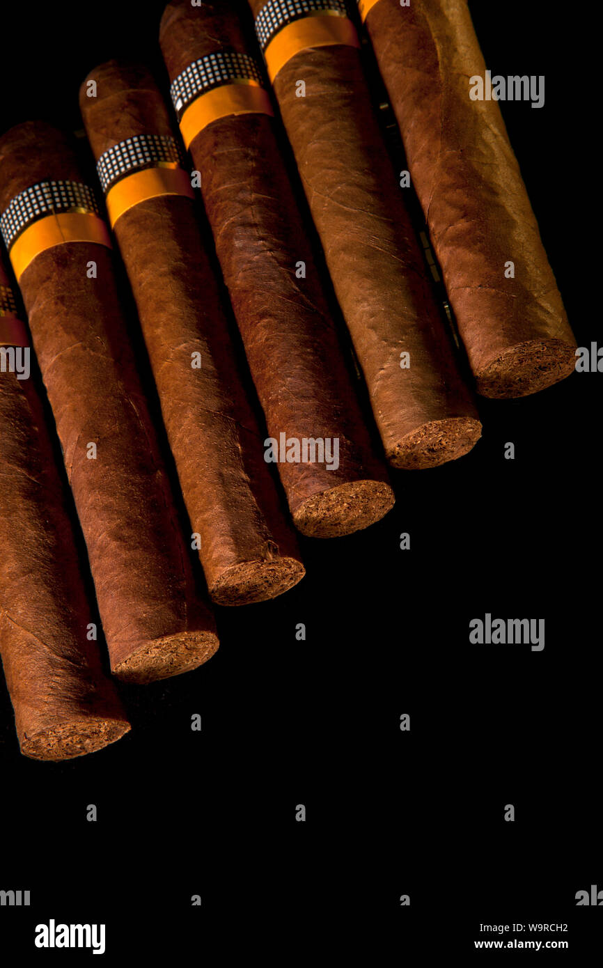 Rolled cigars from a tobacco Stock Photo - Alamy