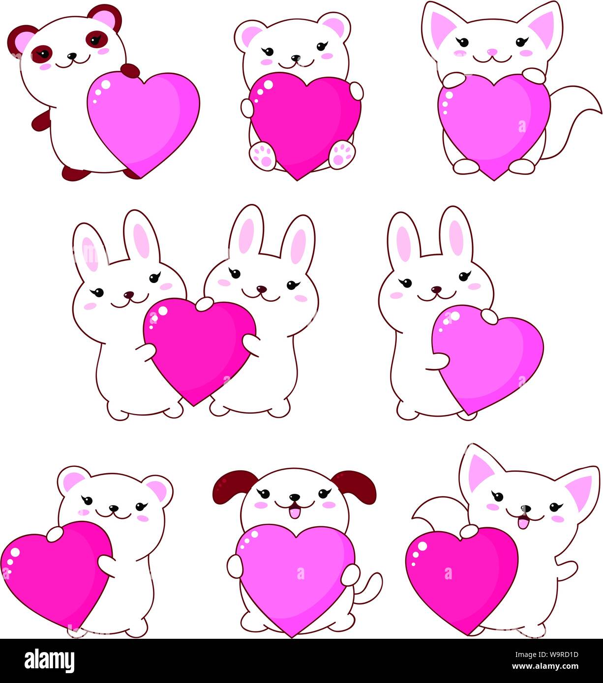 Shiny animals Stock Vector Images - Alamy