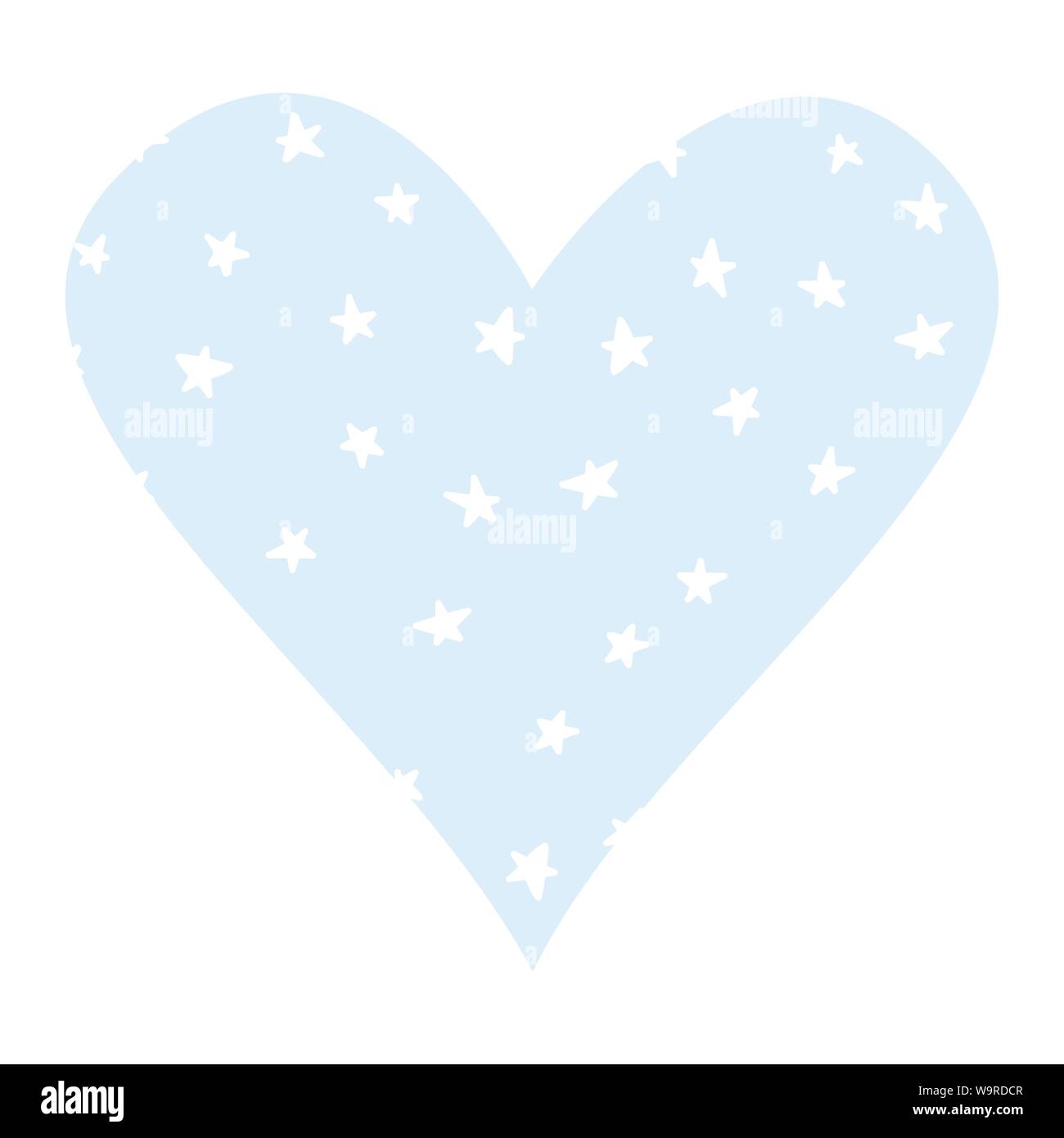 Heart shape with stars for valentine day Stock Vector Image & Art - Alamy