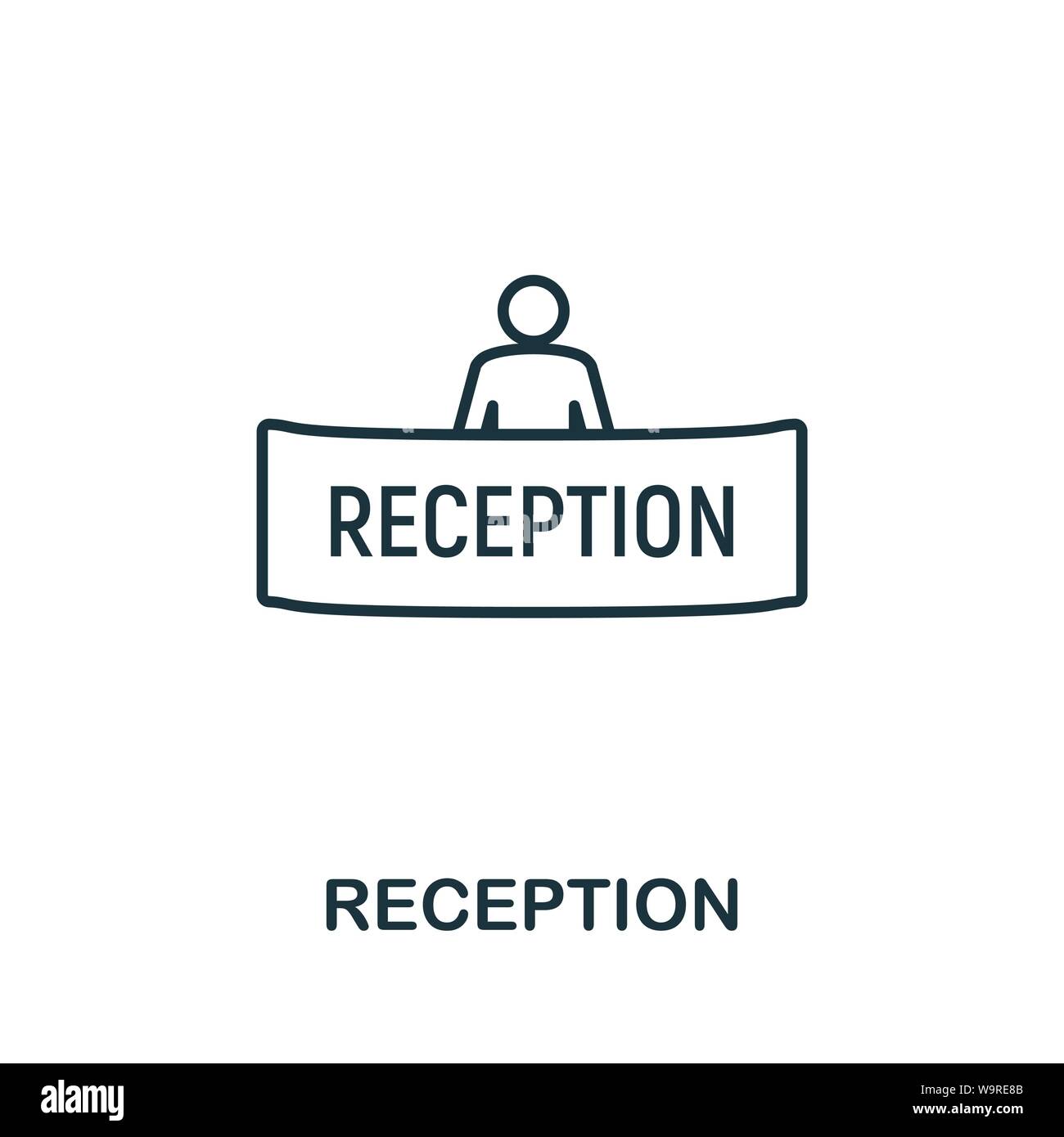Reception icon hi-res stock photography and images - Alamy