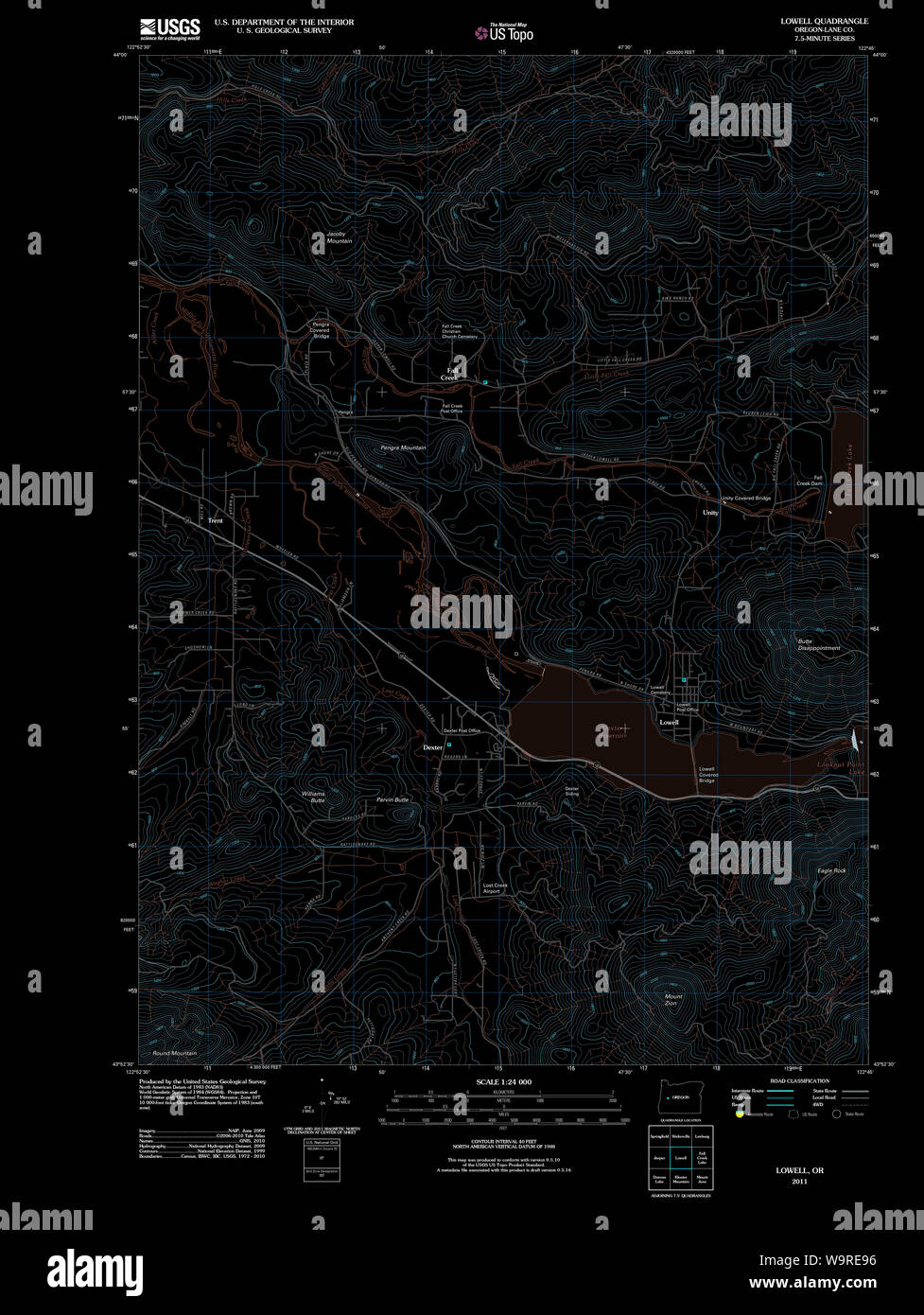 Map of lowell hi-res stock photography and images - Alamy