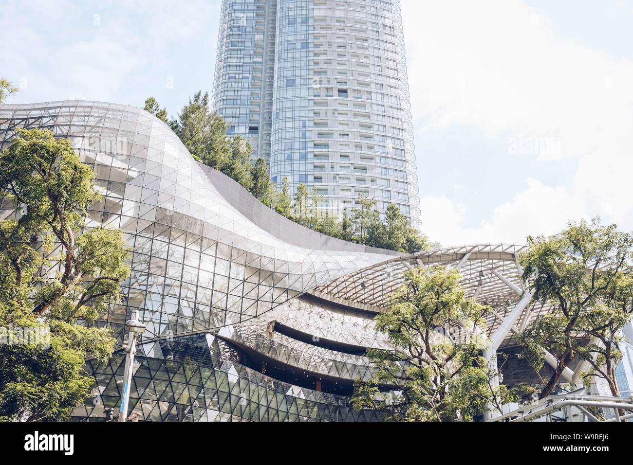 Modern scenery of futuristic architecture Stock Photo - Alamy