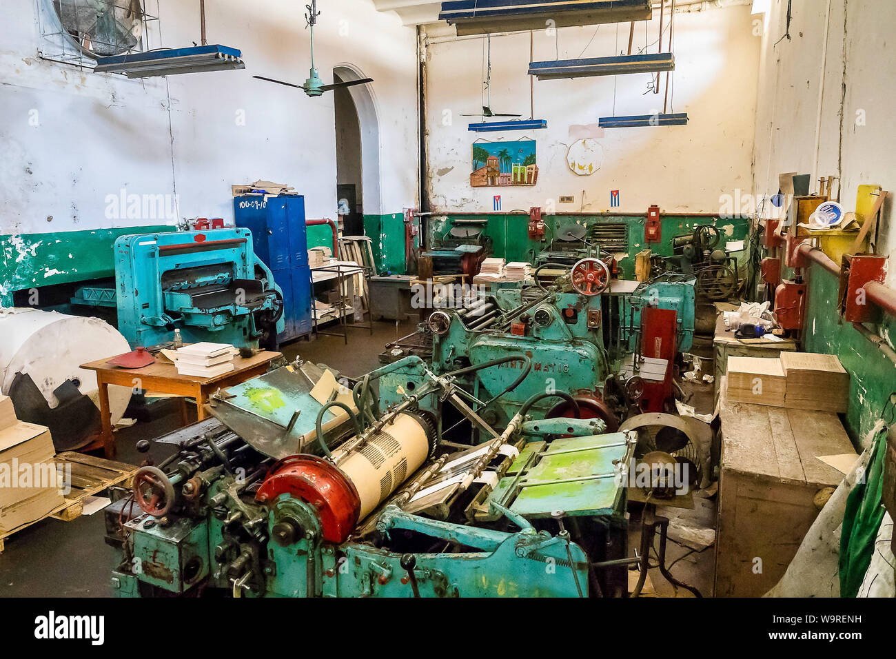 Beautiful colonial building in cienfuegos cuba hi-res stock photography ...