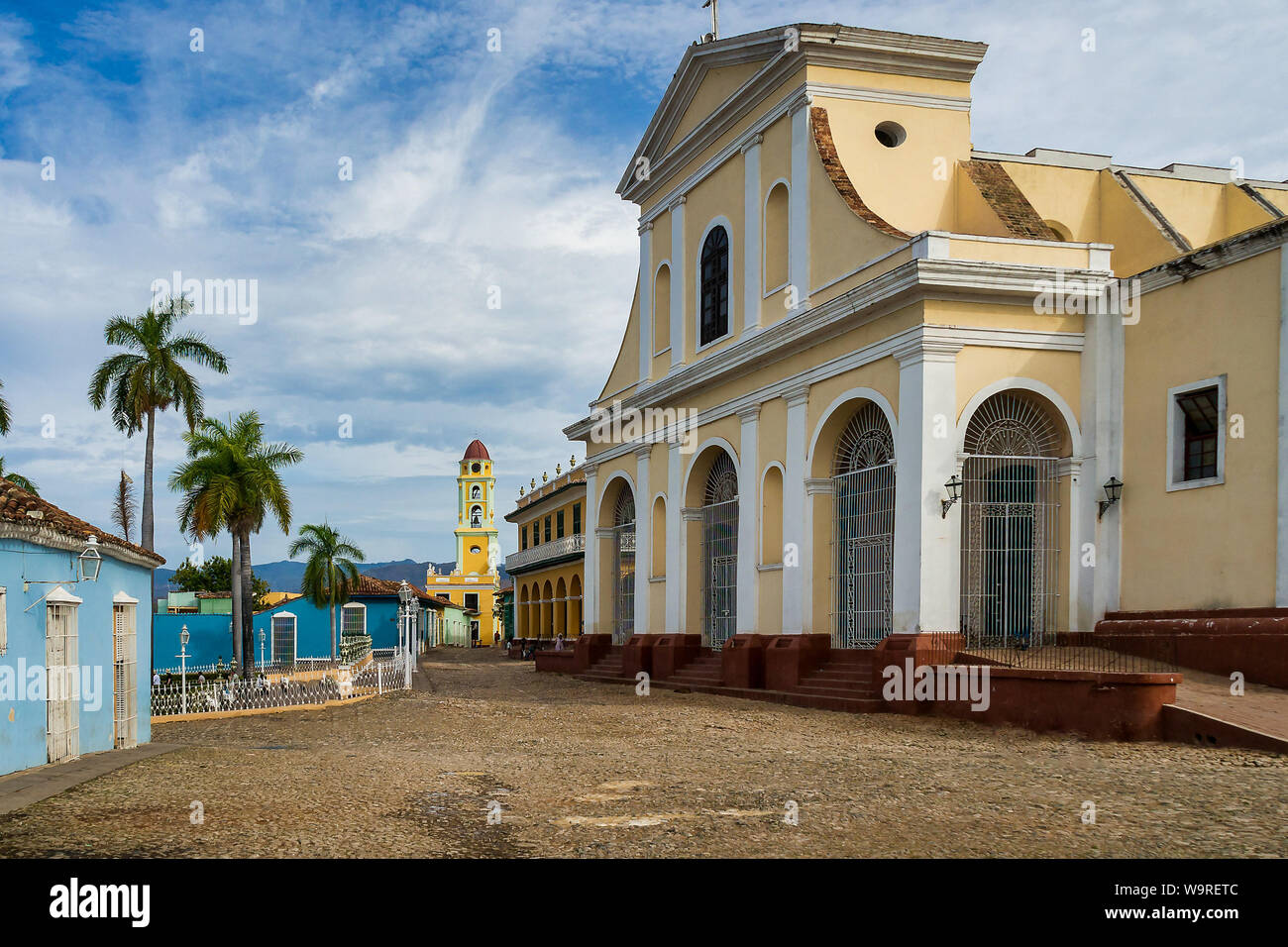 The Church of the Holy Trinity in Plaza Major in Trinidad, UNESCO World ...
