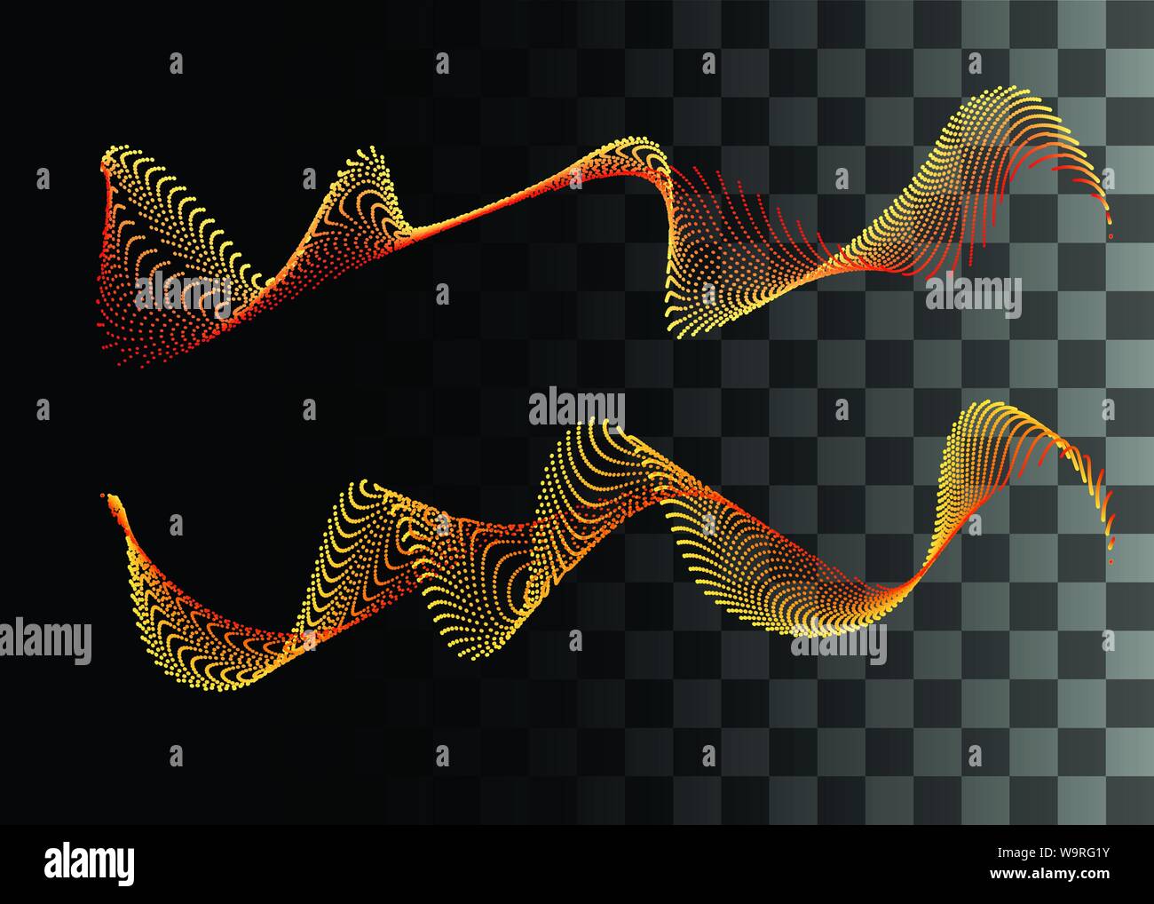 Abstract design element golden color effect vector illustration on ...