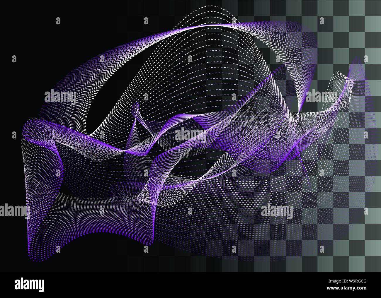 Abstract design element purple color effect vector illustration on ...
