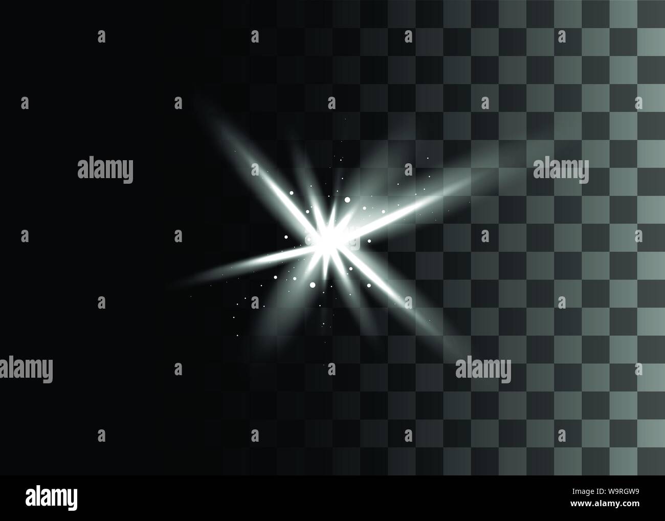 Abstract design element white color effect vector illustration on ...