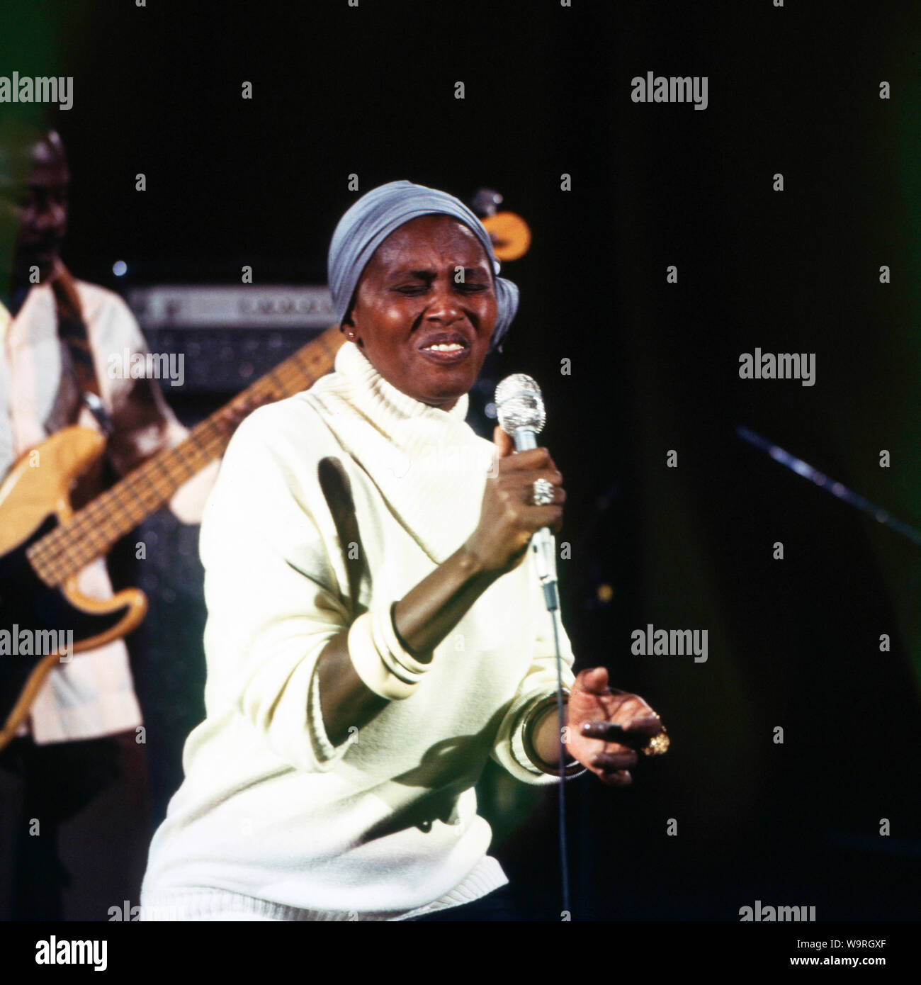 Miriam Makeba, südafrikanische Sängerin, Deutschland 1984. South ...