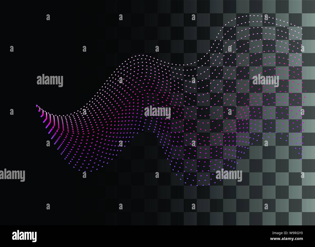 Abstract design element pink and blue color effect vector illustration ...