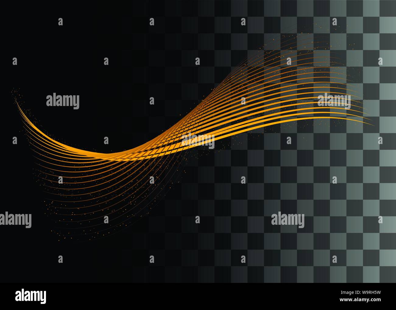 Abstract design element golden color effect vector illustration on ...