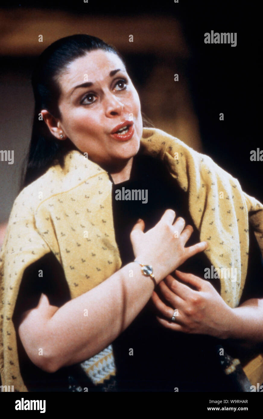 Catherine Malfitano, amerikanische Opernsängerin, singt aus "Tosca ...