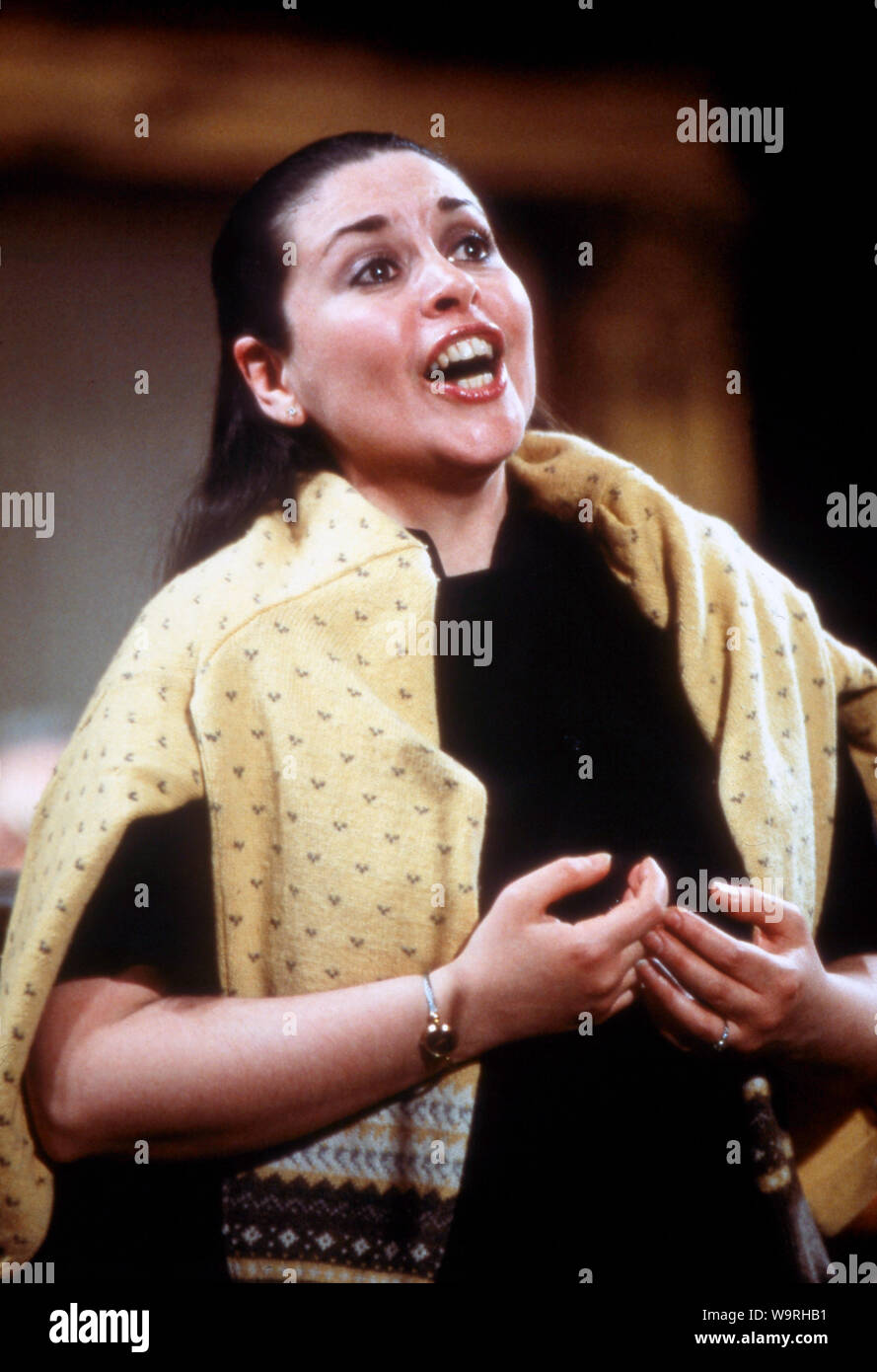 Catherine Malfitano, amerikanische Opernsängerin, singt aus "Tosca ...