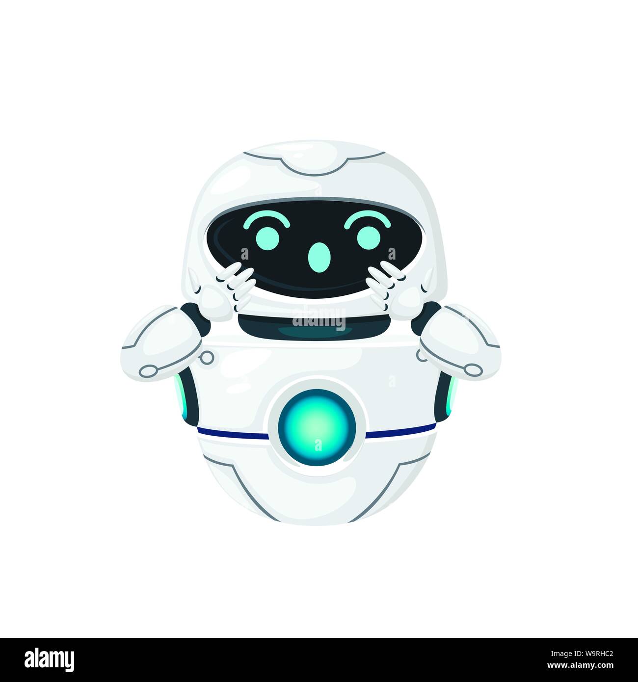 Cute robot cartoon Stock Vector Images - Alamy