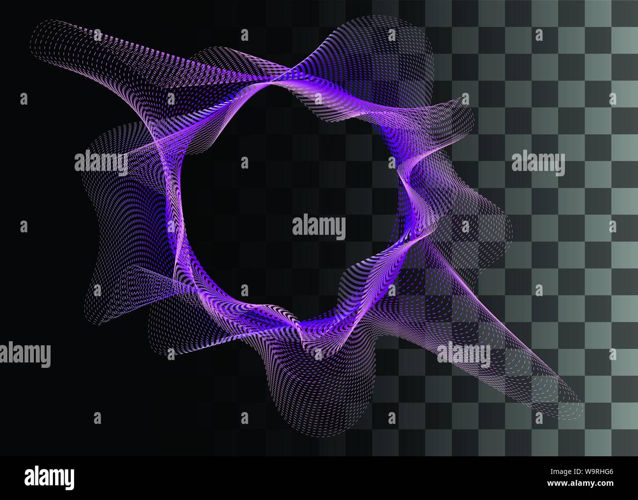 Abstract design element purple color effect vector illustration on ...