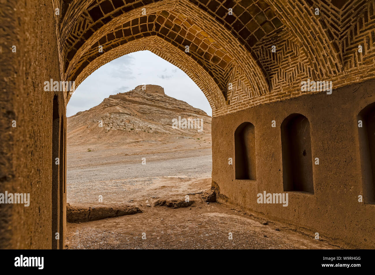 Disused old Tower of Silence building Stock Photo - Alamy
