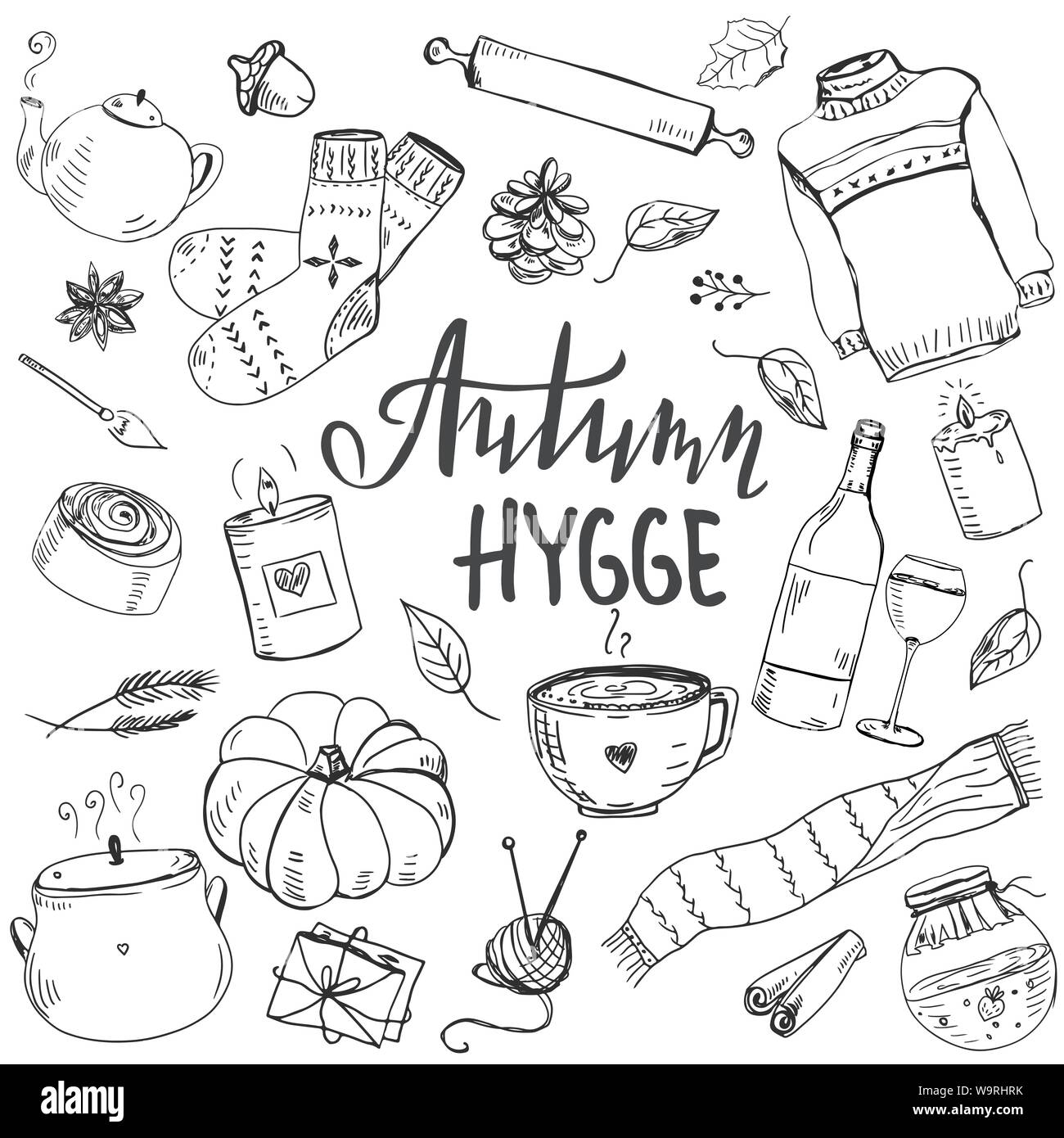 Autumn mood concept Cut Out Stock Images & Pictures - Alamy