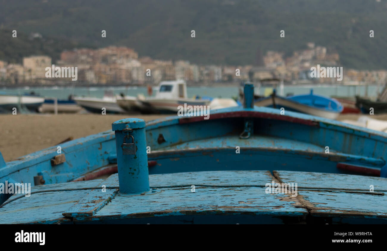 Traditional wooden boat lying hi-res stock photography and images - Alamy