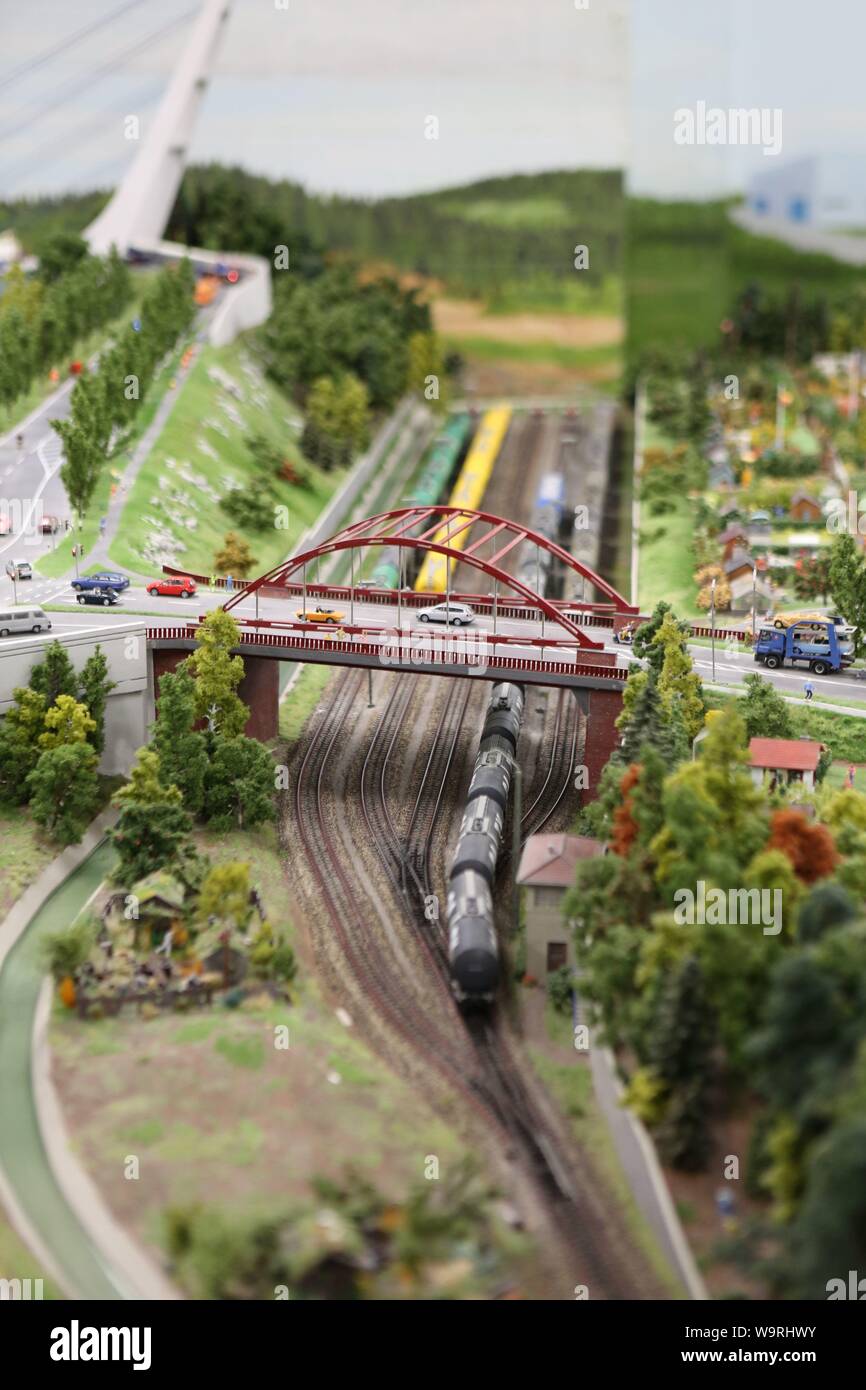 Knuffingen Airport in The Miniataur Wunderland, Hamburg, Germany Stock ...