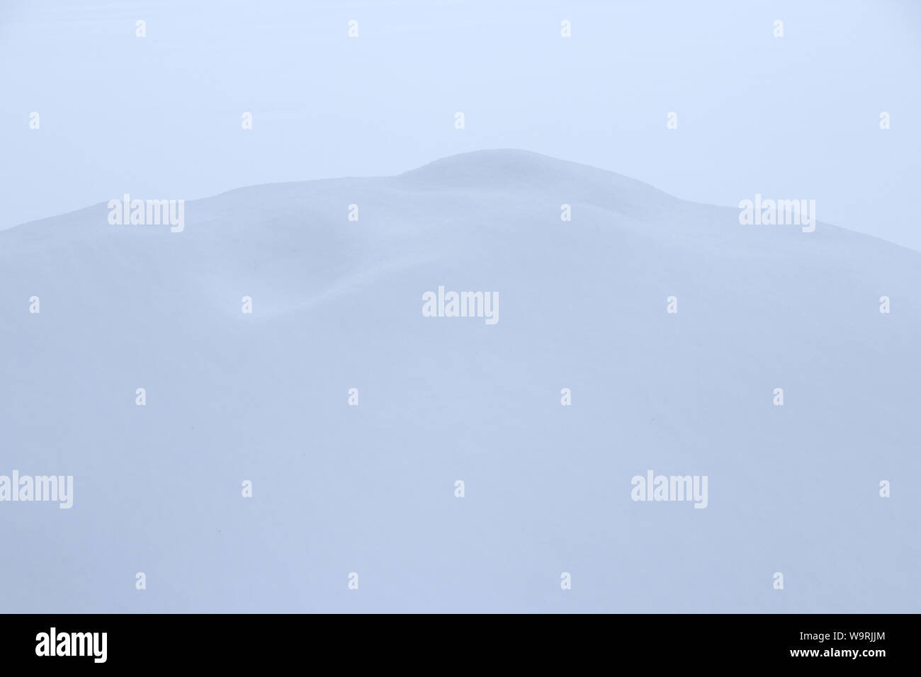 Soft snow hills surface. Snowy mound texture. Winter snowdrift ...