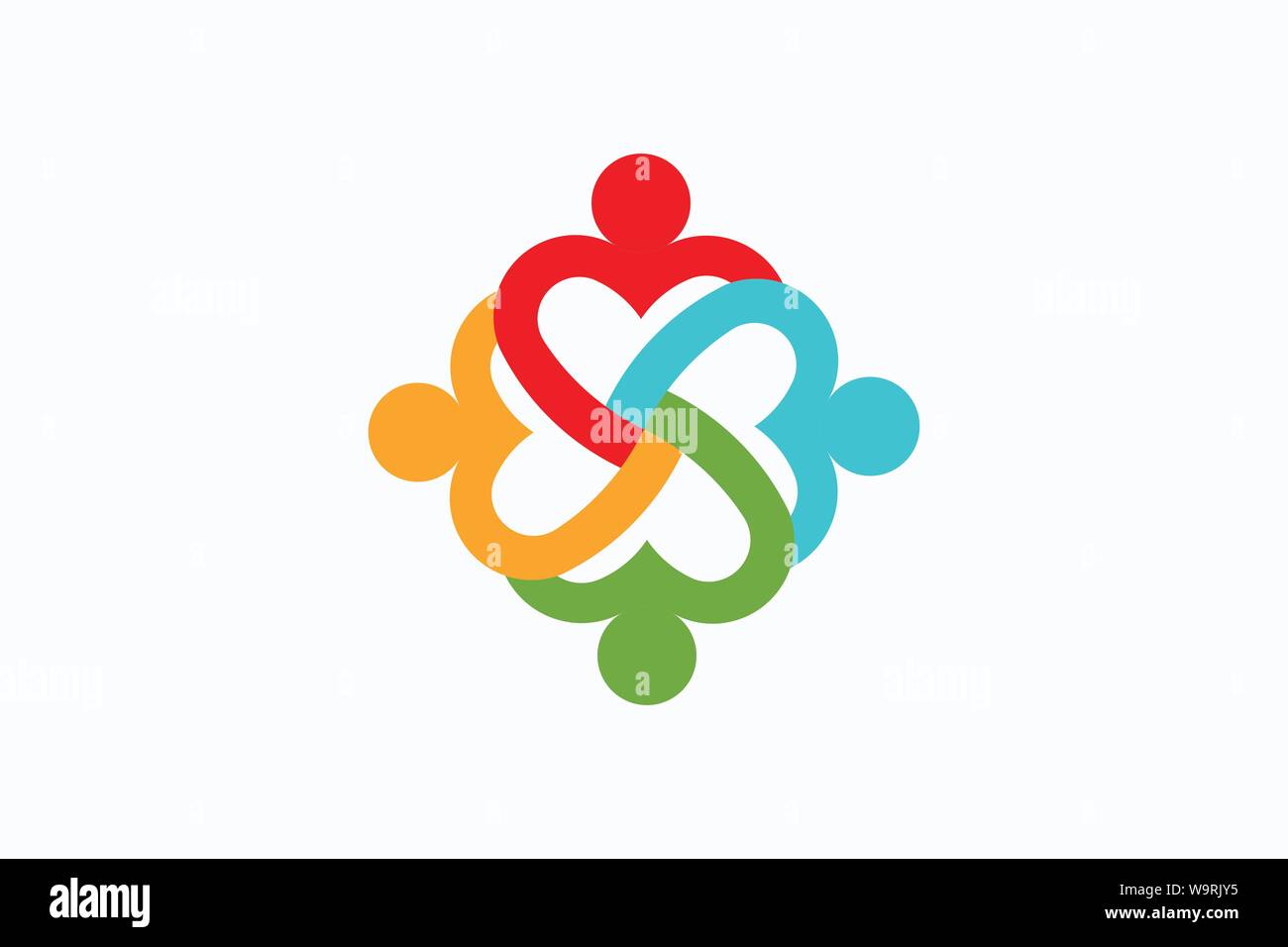 Care People group. Heart Vector Logo Stock Vector Image & Art - Alamy