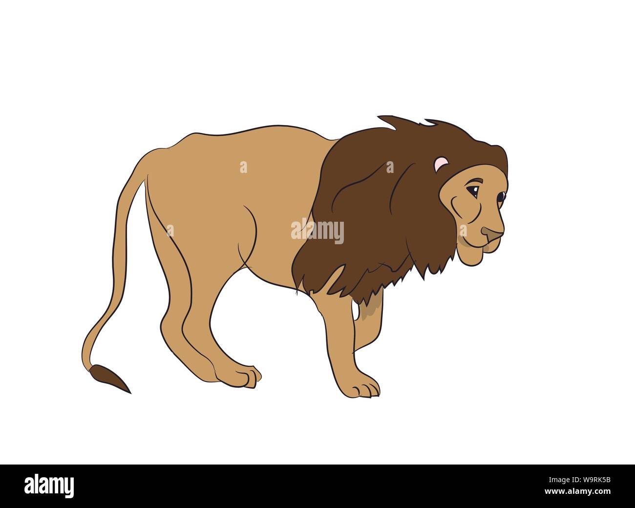 Portrait beautiful white lion Cut Out Stock Images & Pictures - Alamy