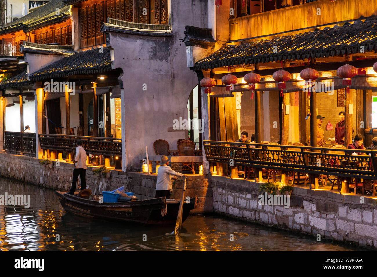 Asia, China, Chinese, Peoples Republic, Huzhou, Nanxun Old Town ...
