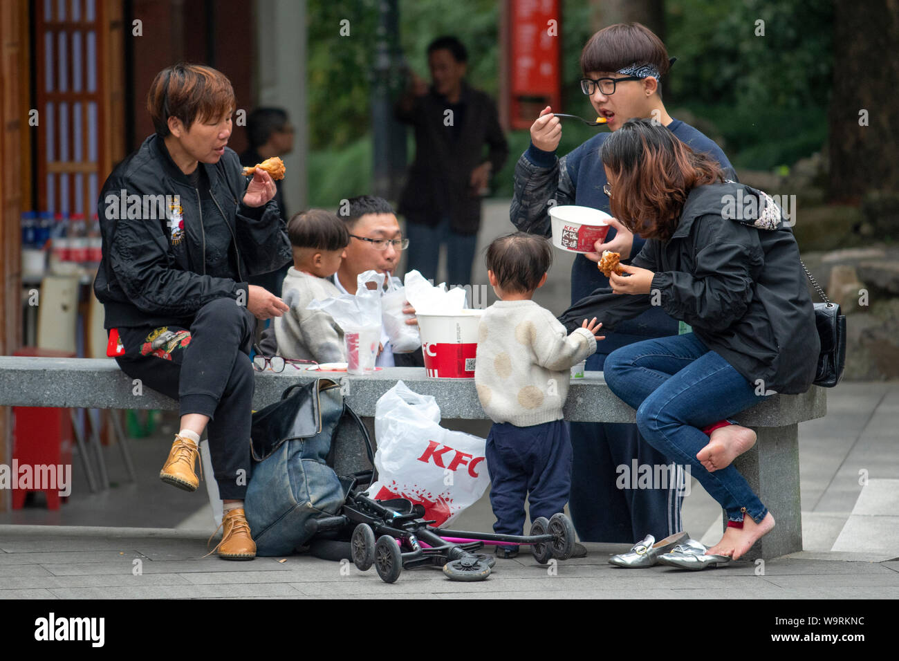 China junk food hi-res stock photography and images - Alamy