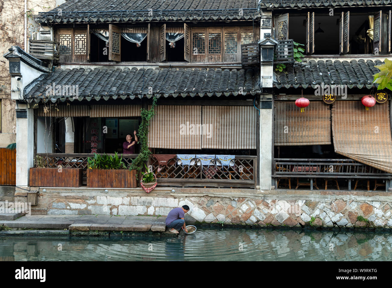 Asia, China, Chinese, Peoples Republic, Huzhou, Nanxun Old Town ...