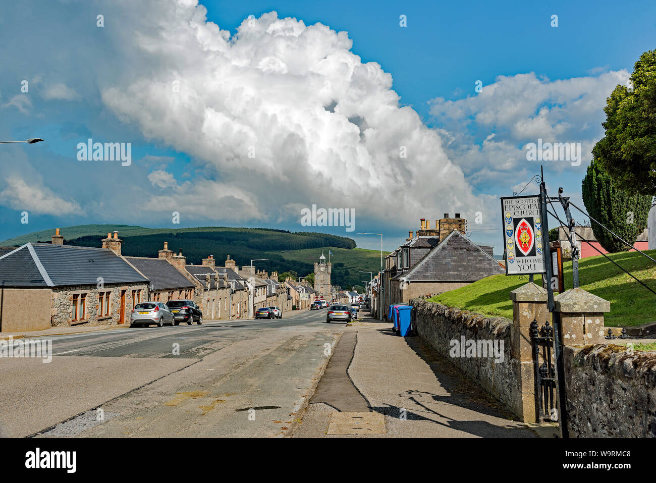 Views of Dufftown's main street Stock Photo - Alamy