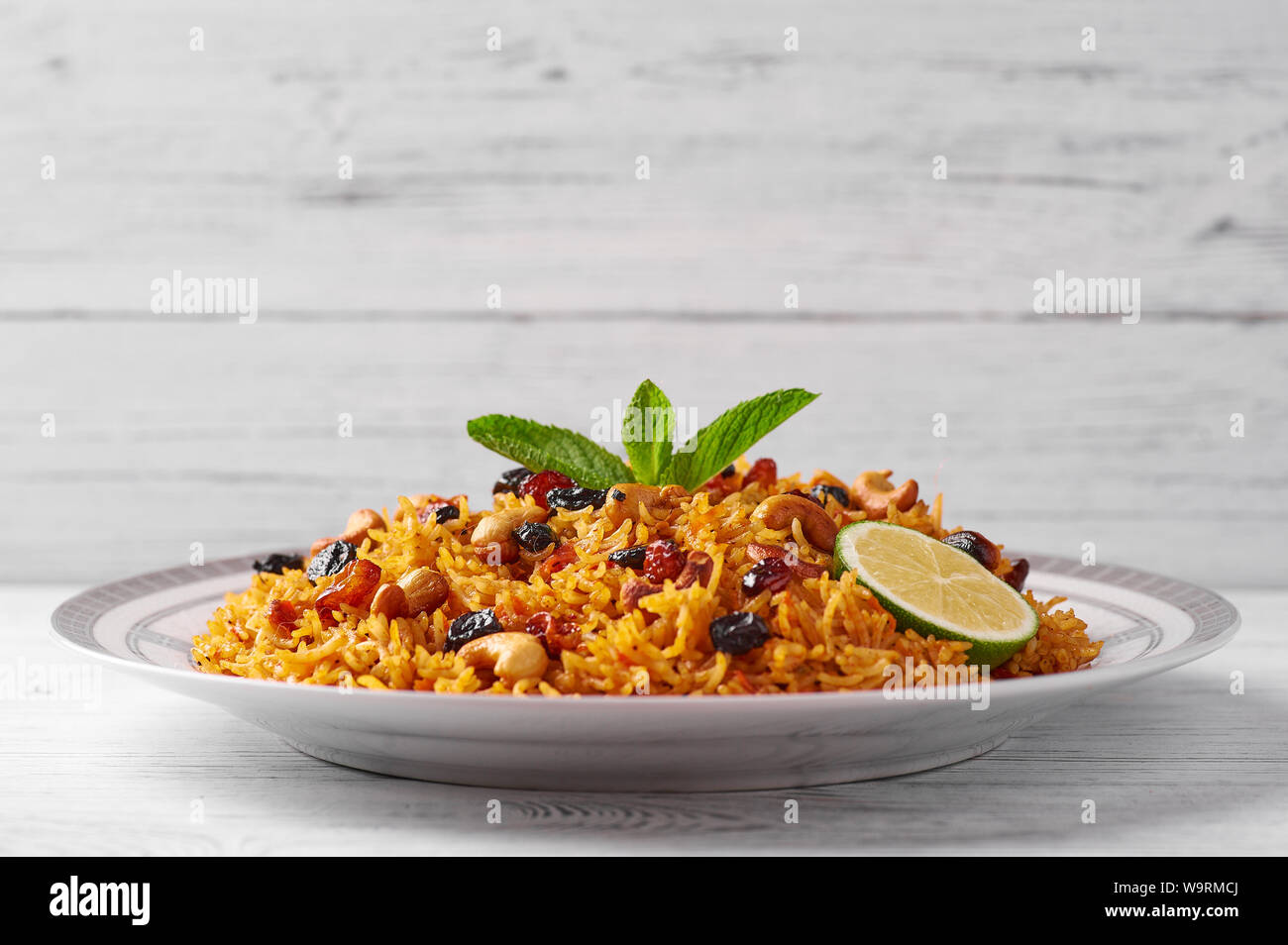 Vegetarian kabsa. Ramadan food. Kabsa is traditional saudi arabian ...