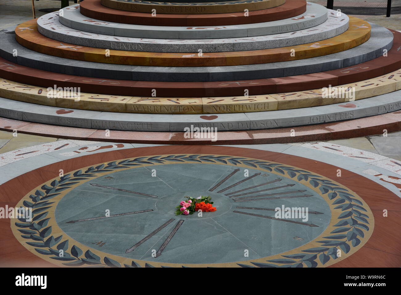 Peterloo memorial in Manchester Stock Photo - Alamy