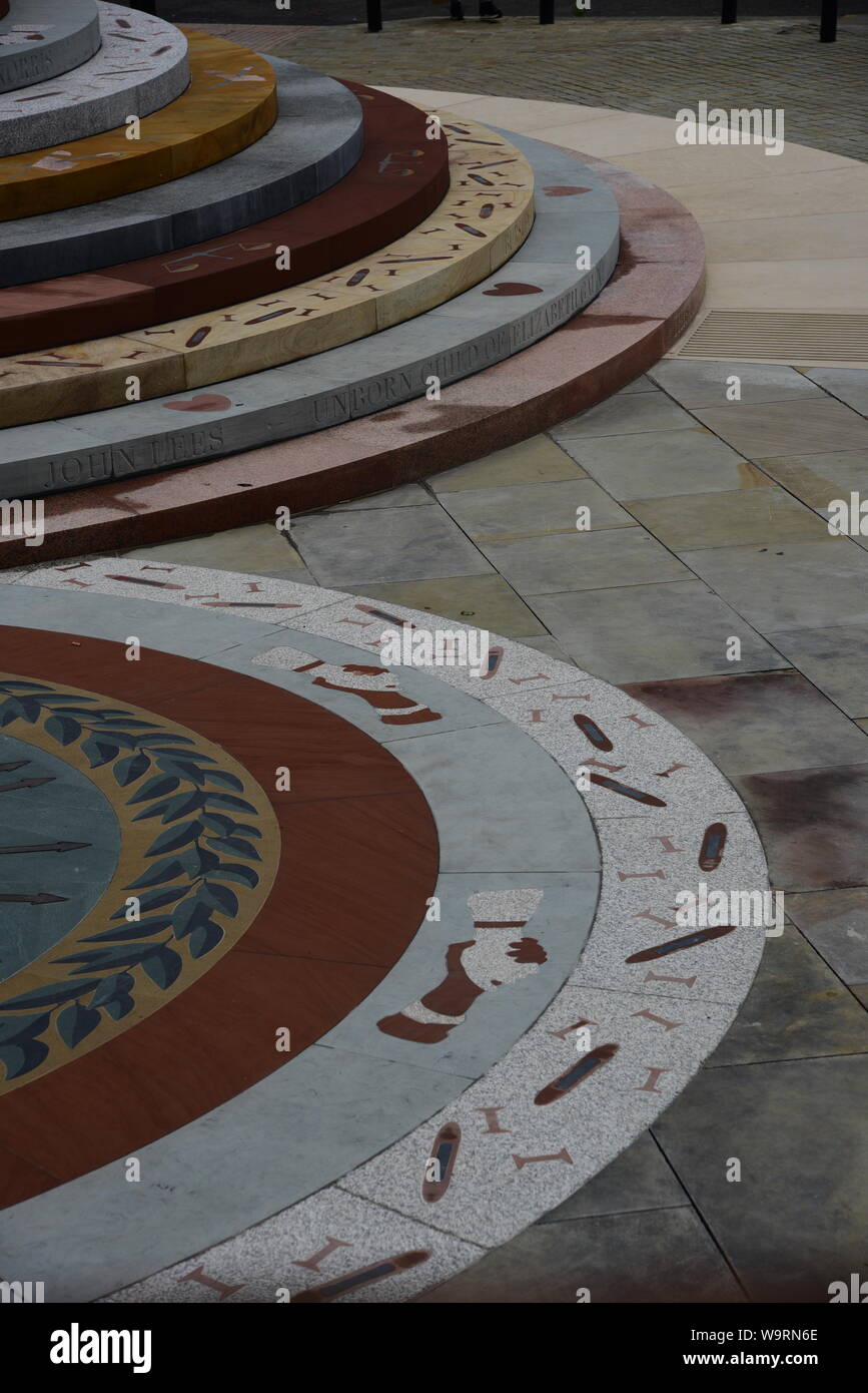 Peterloo memorial in Manchester Stock Photo - Alamy