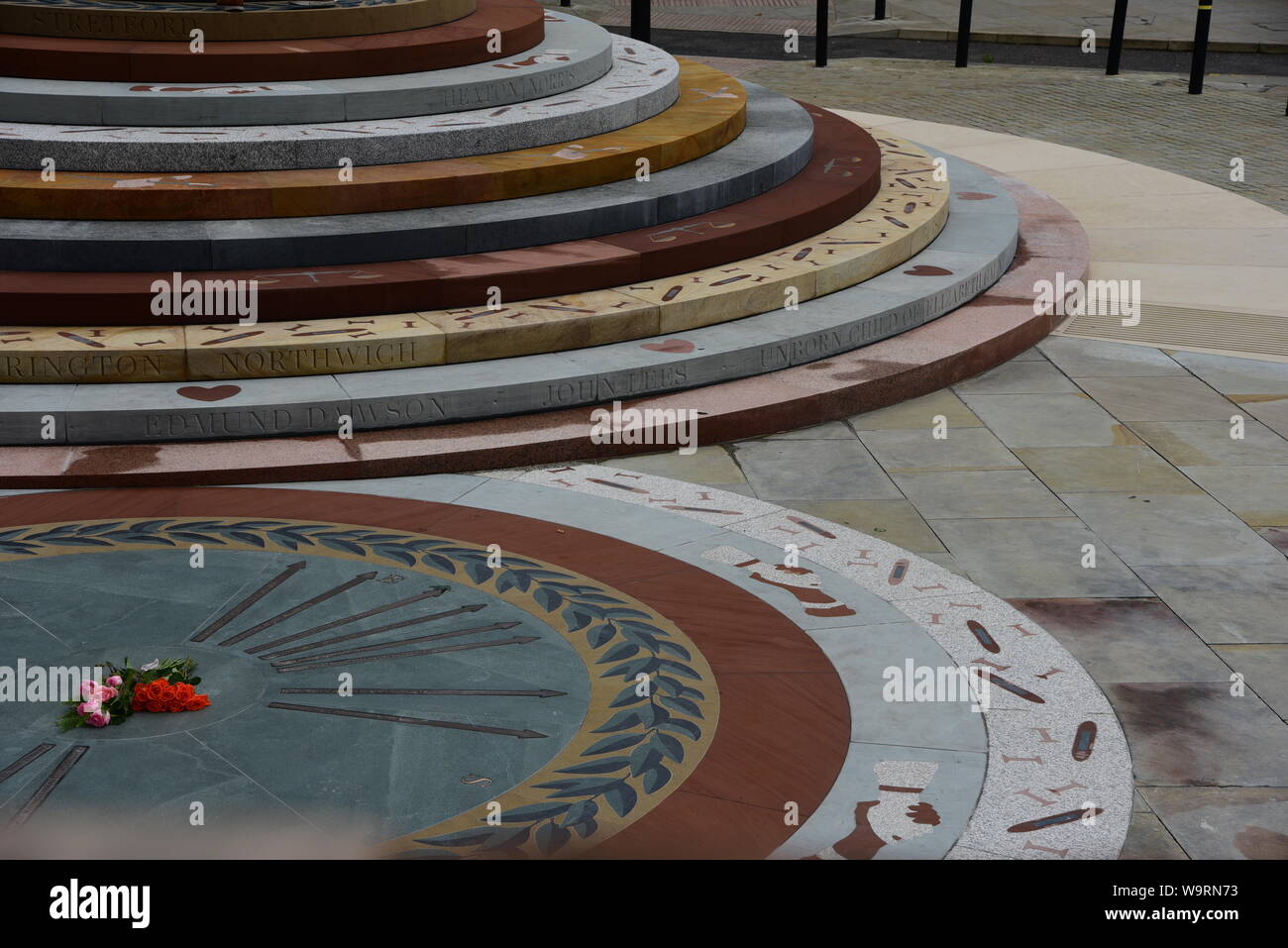 Peterloo memorial in Manchester Stock Photo - Alamy