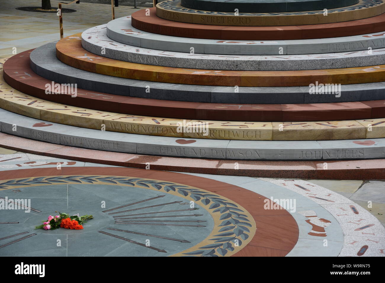 Peterloo memorial in Manchester Stock Photo - Alamy