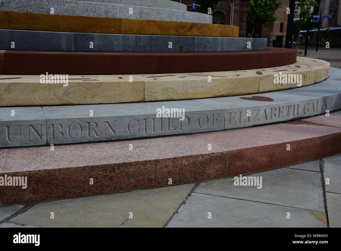 Peterloo memorial in Manchester Stock Photo - Alamy