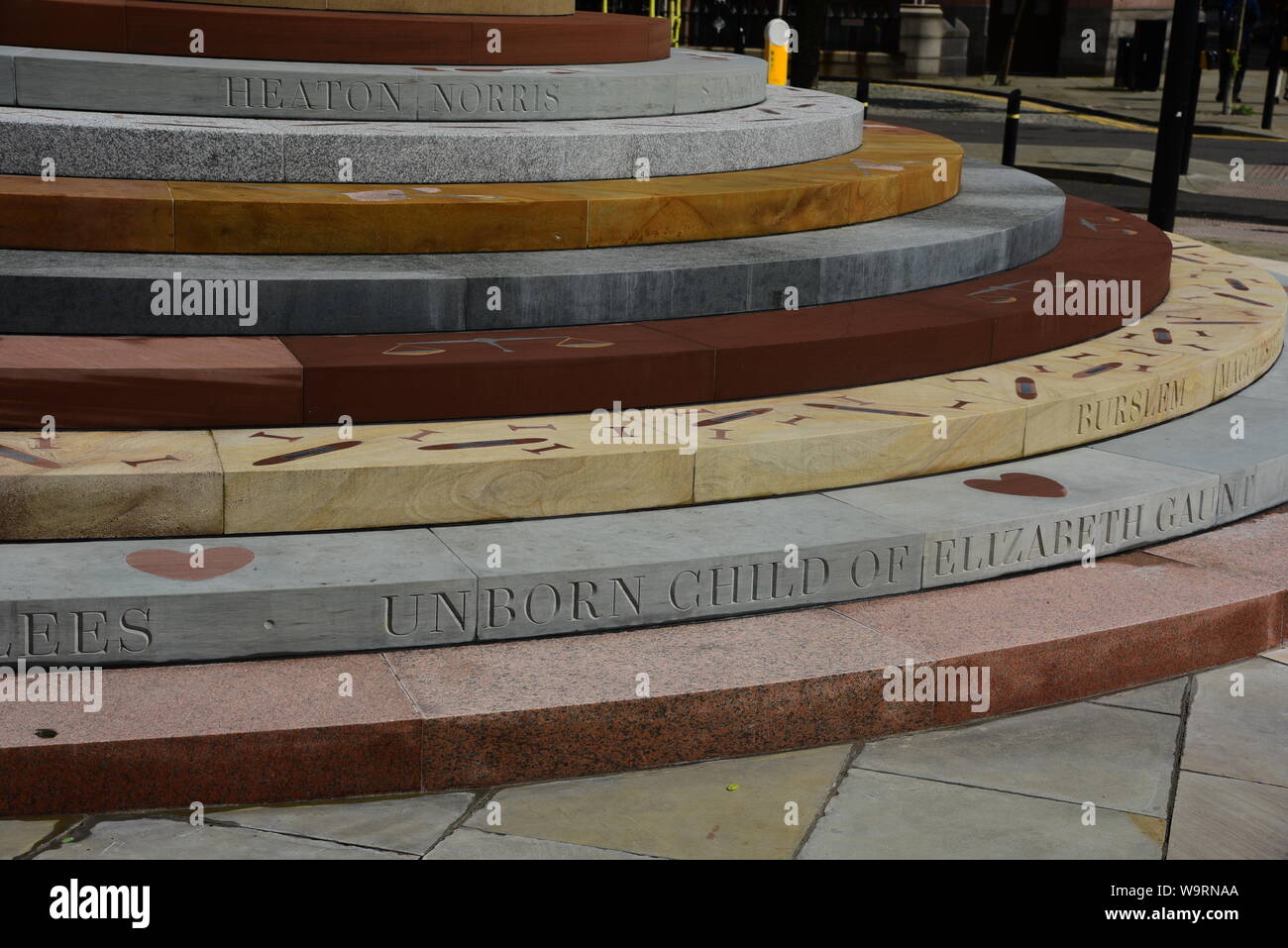 Peterloo memorial in Manchester Stock Photo - Alamy