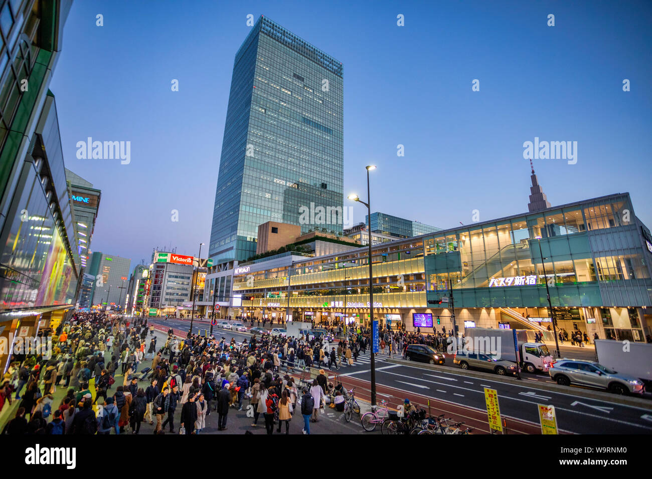 Japan, Tokyo City, Shinjuku ward, Shinjuku Station South Side, 30070003 ...