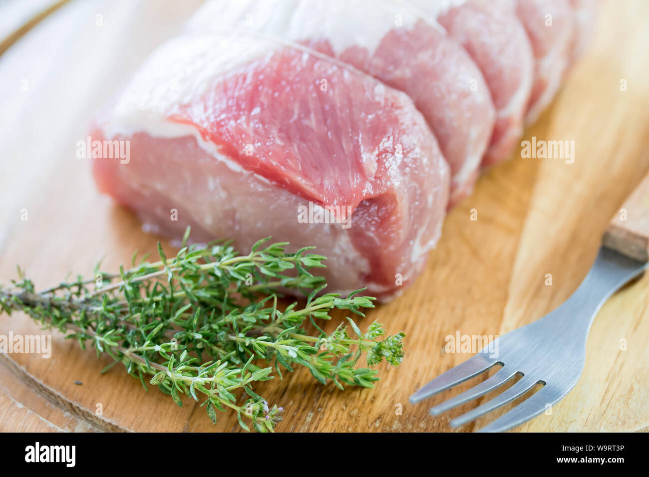 roast raw pork Stock Photo - Alamy