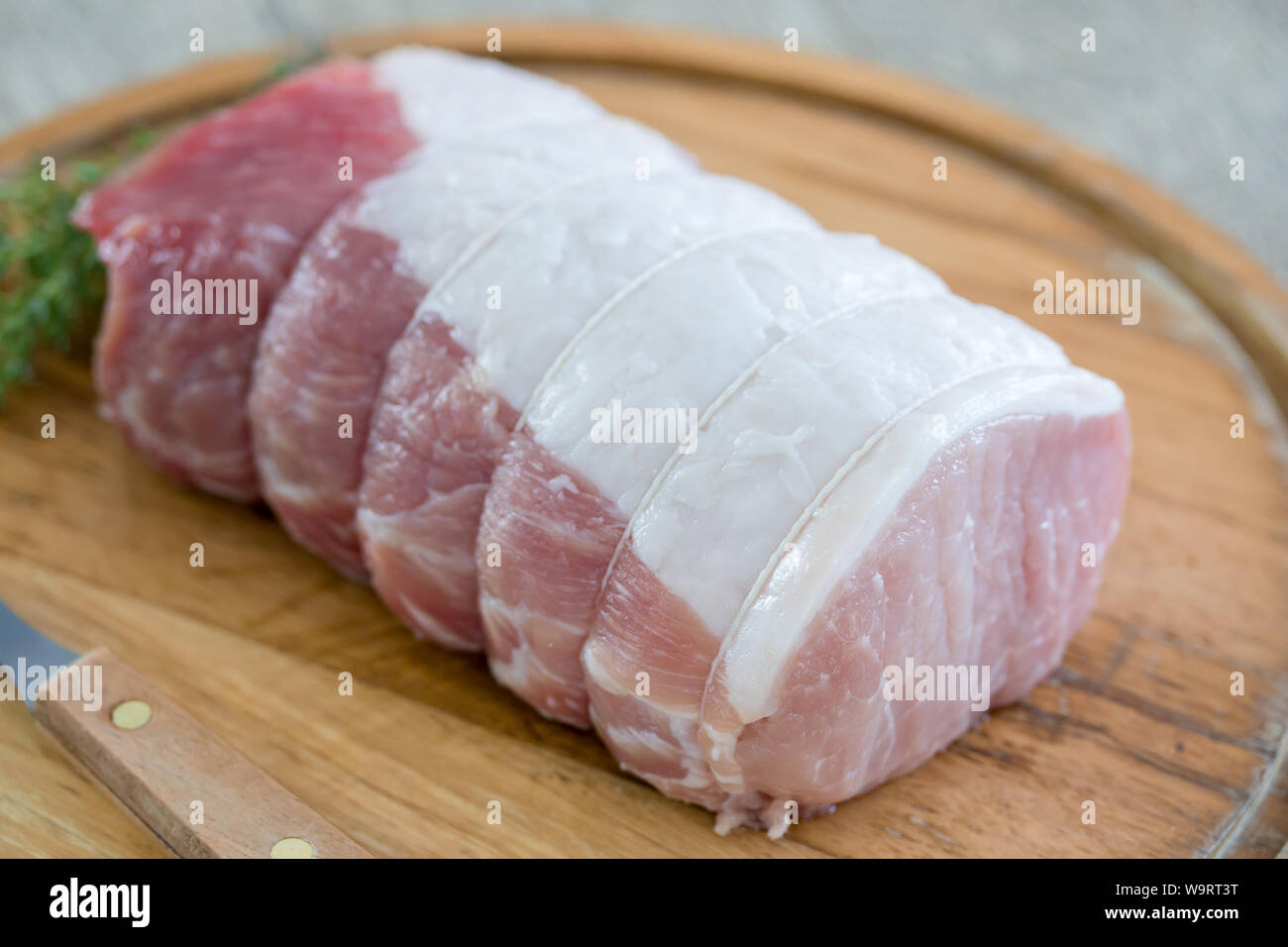 roast raw pork Stock Photo - Alamy