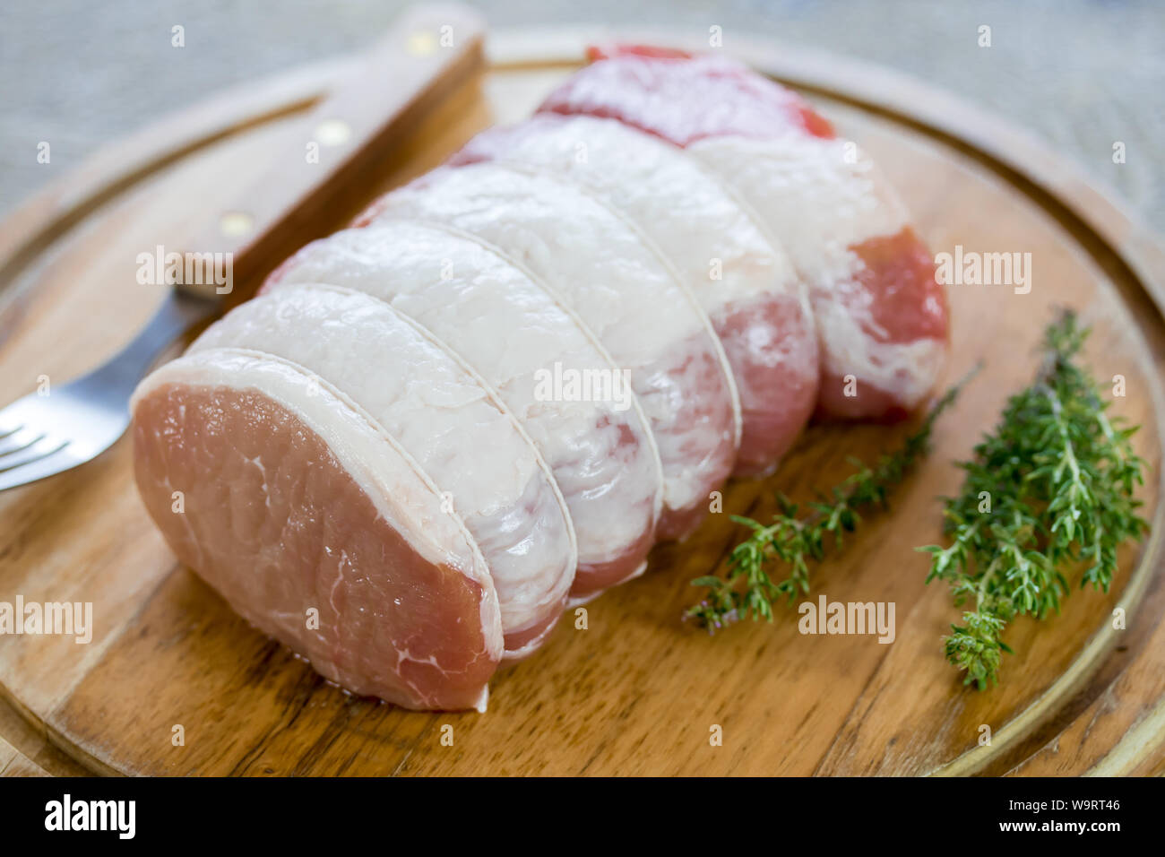 roast raw pork Stock Photo - Alamy