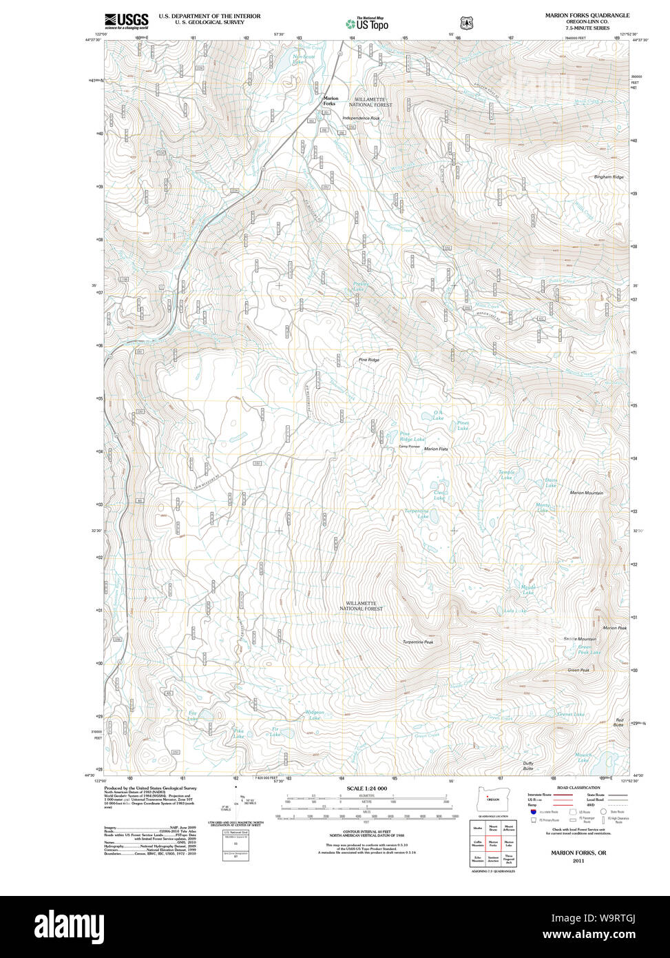 Map of forks Cut Out Stock Images & Pictures - Alamy