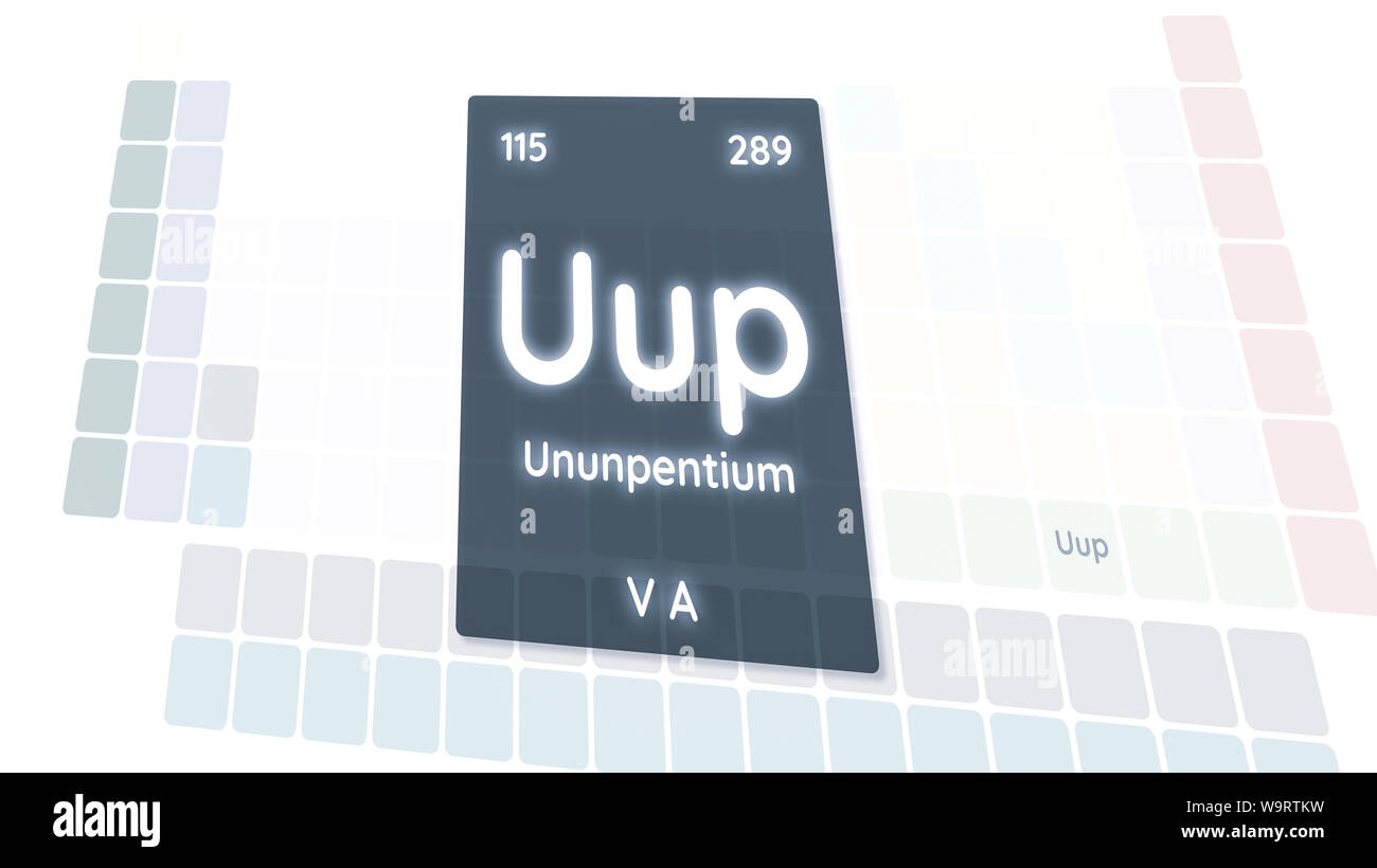 Ununpentium chemical element atomic data and symbol - table of elements ...