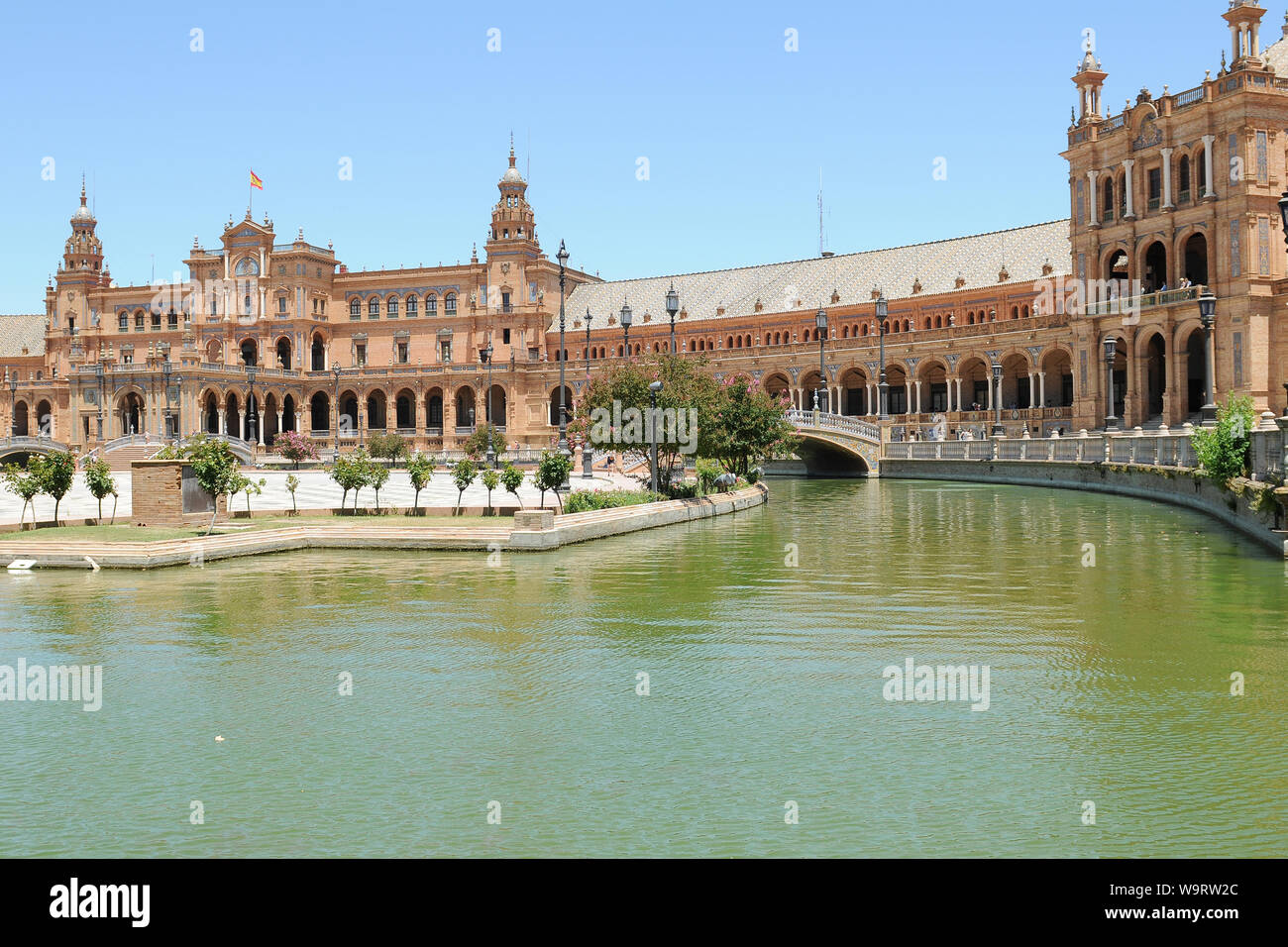 The Spain Square in Sevilla (Credit Image: © Julen Pascual Gonzalez ...