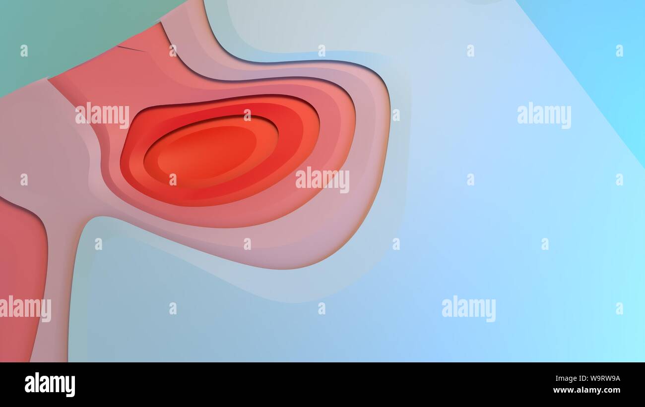 3d rendering abstract minimalism canyons earth coloured analogous hue ...