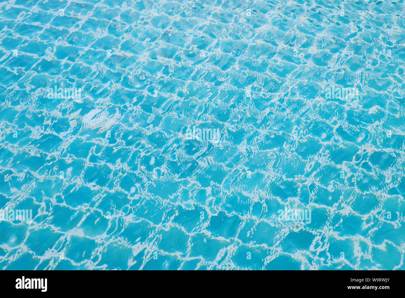 Water surface in the pool. Water is moving in the pool Stock Photo - Alamy