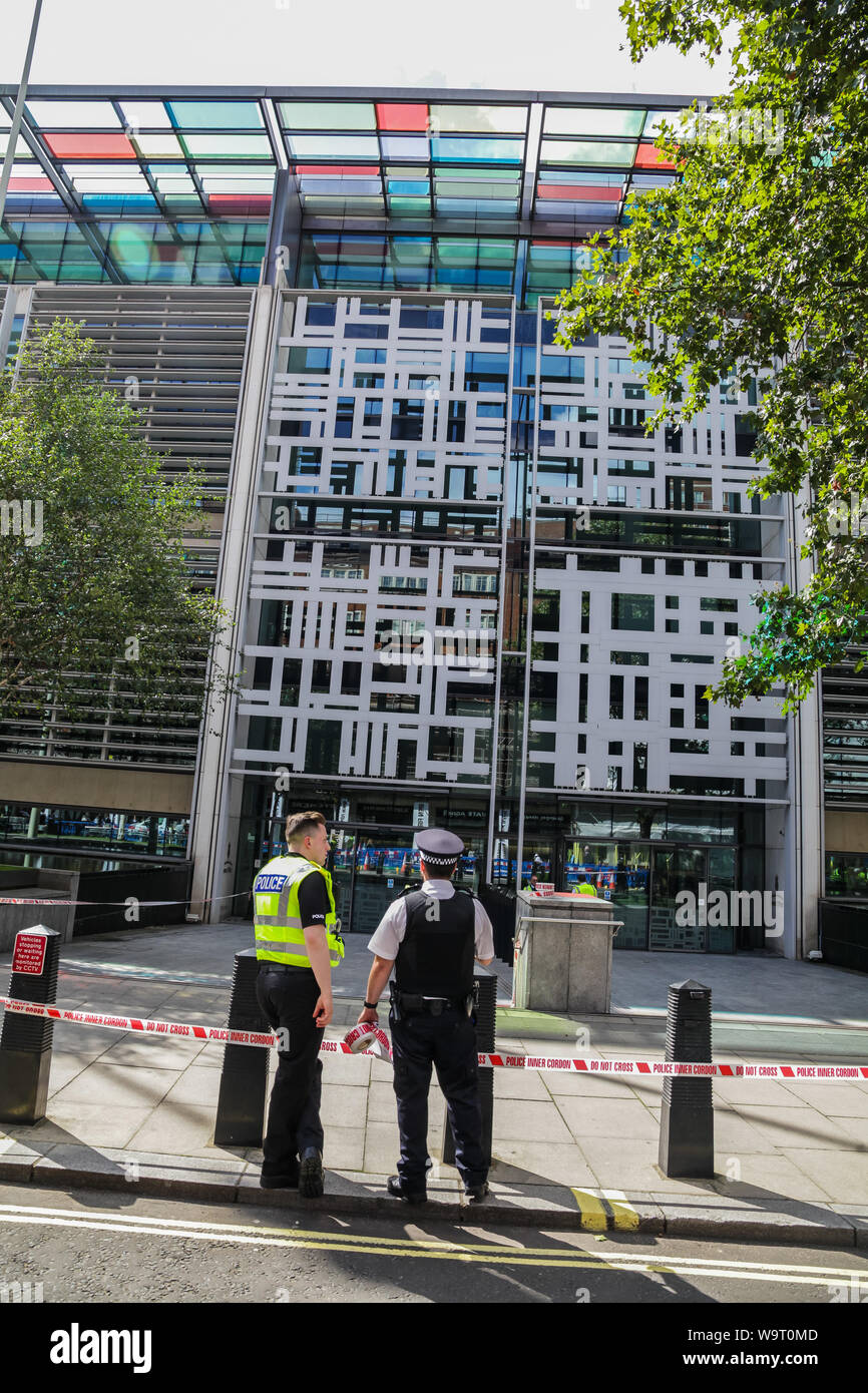 London, UK, 15th August, 2019. Scene in Marsham Street, outside the ...